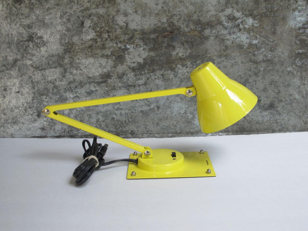Yellow! Mid Century Modern Folding Lamp Tensor Industrial Desk Lamp ...