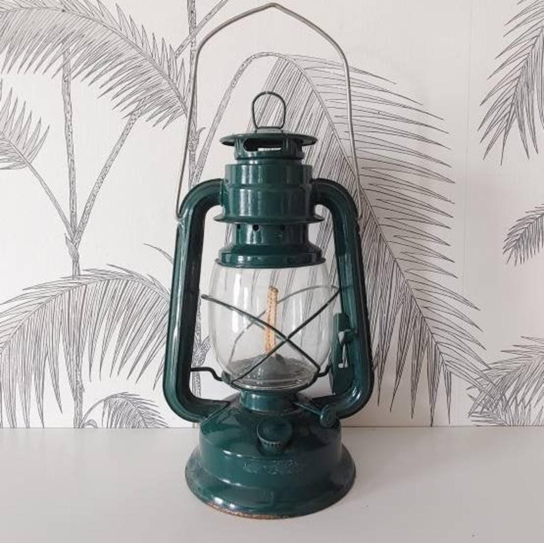 Vintage Oil Lantern, Dark Green, Working Condition, circa 50's | color ...