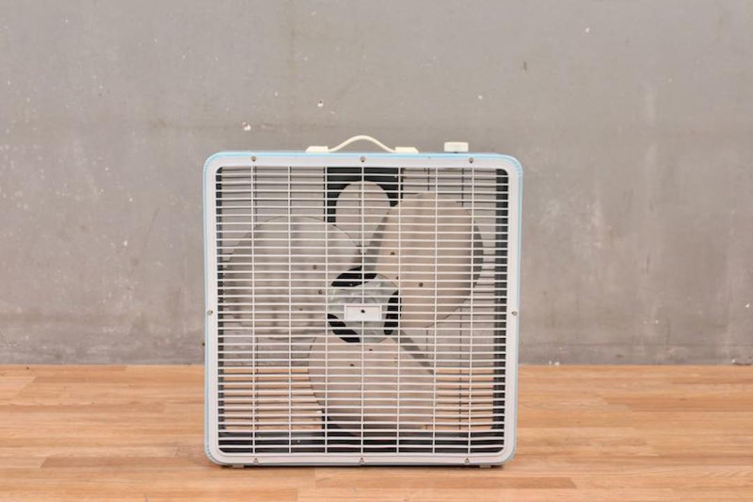 Superlectric Retro Blue Box Fan | Furnish Green | Midtown Manhattan ...