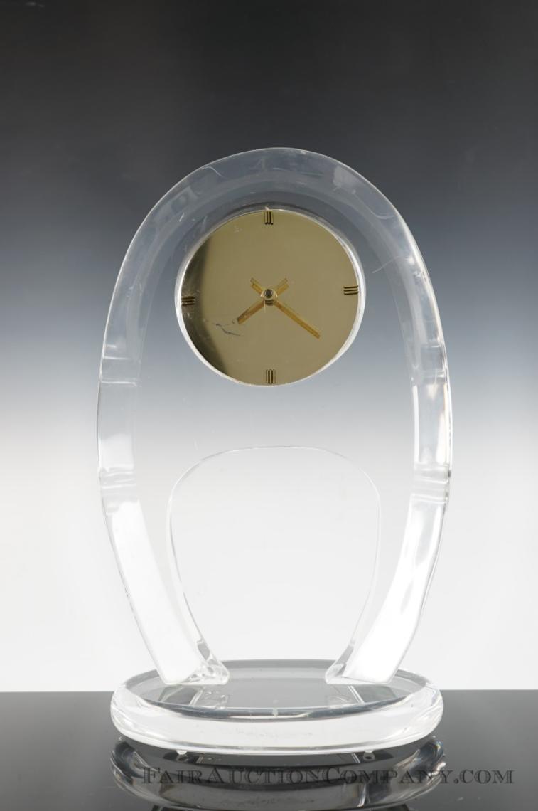 Vintage Lucite Clock by Van Teal | Fair Auction Co | Fort Washington, MD
