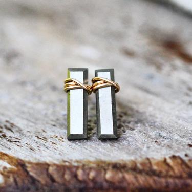 Pyrite Bar Studs | Union Rose | Portland, OR