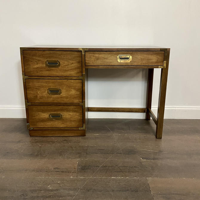 Home & Living Furniture Bernhardt Campaign Desk CUSTOMIZABLE Office ...
