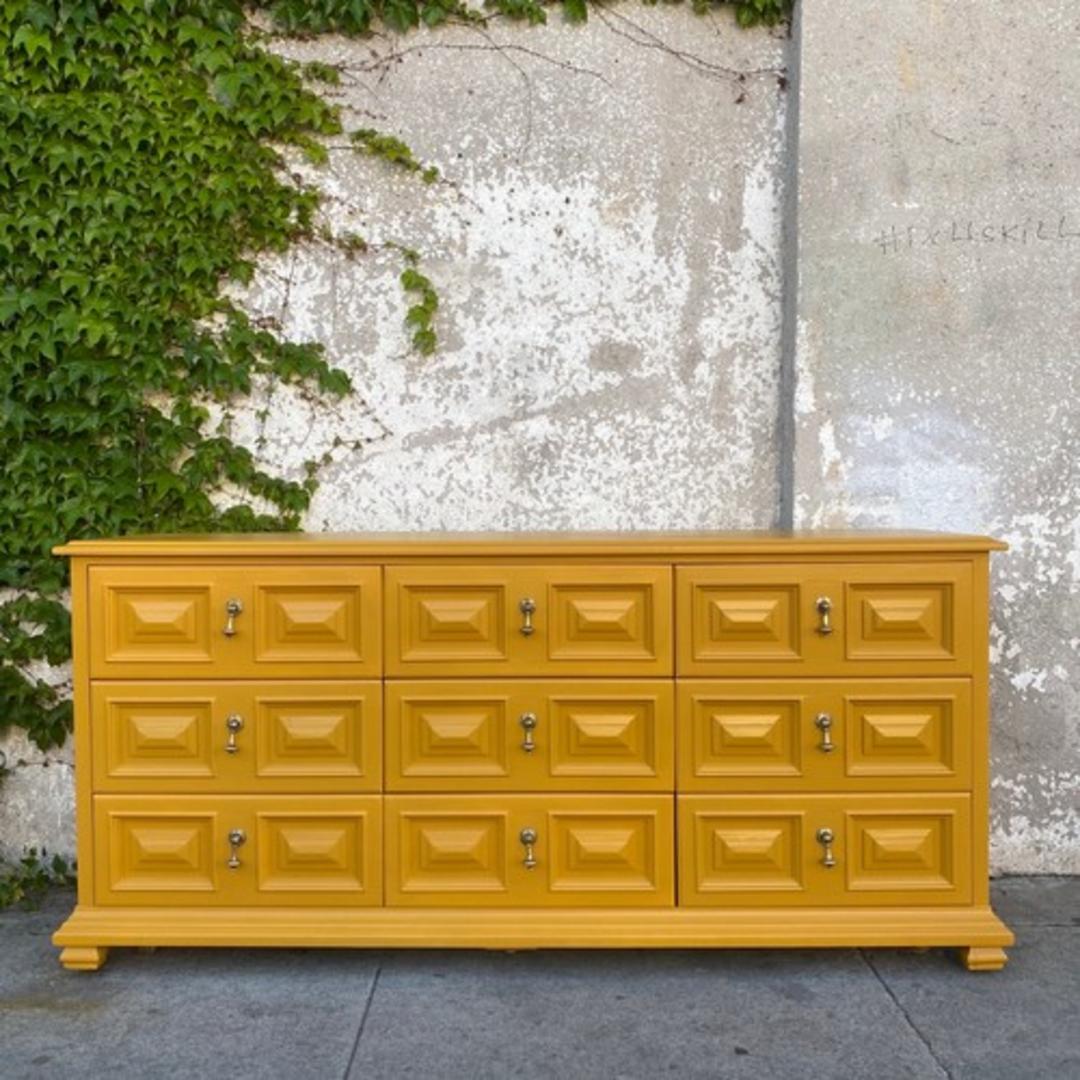Vintage Restored mustard dresser | Sunbeam Vintage | Highland Park ...