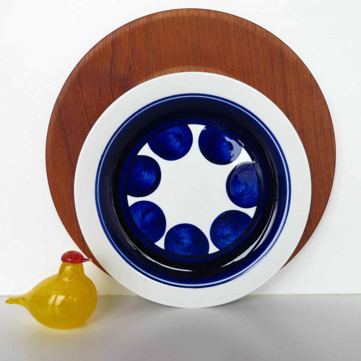 3 Rorstrand Colette 8" Plates From Sweden, Vintage Swedish Hand | Her ...
