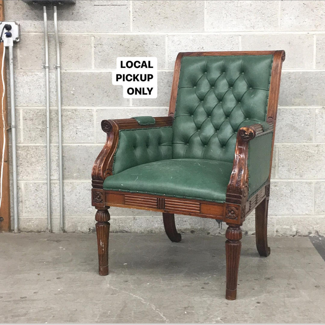 LOCAL PICKUP ONLY ———— Vintage Tufted Chair | Retrospect Vintage ...