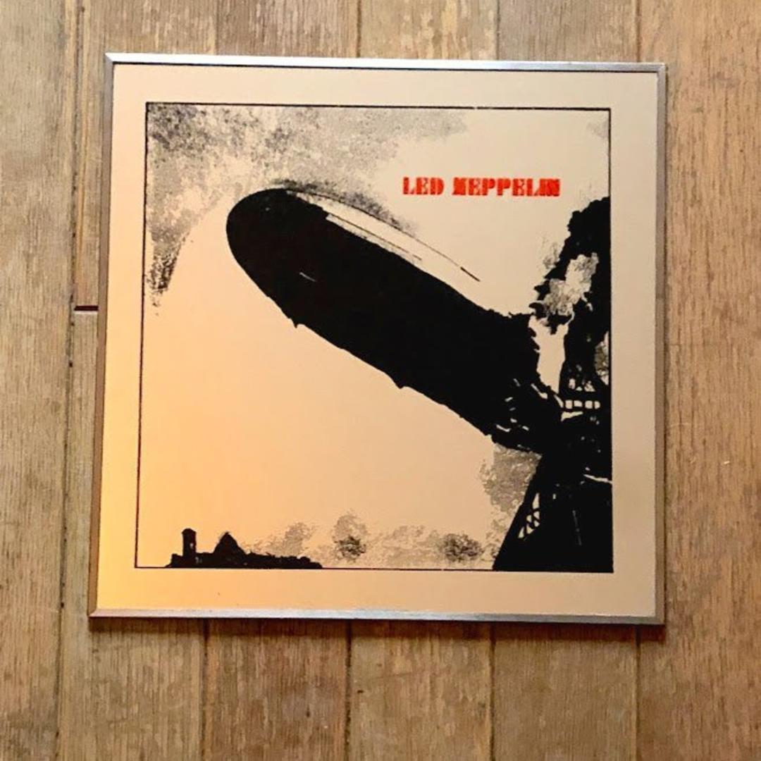 Vintage 1970s Rare Led Zeppelin Wall Mirror 12" x12" | Retro Warehouse ...