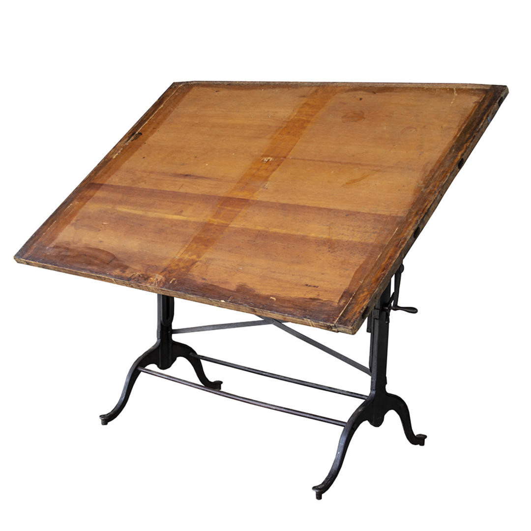 Antique Cast Iron Drafting Table | Aurora Mills | Aurora, OR