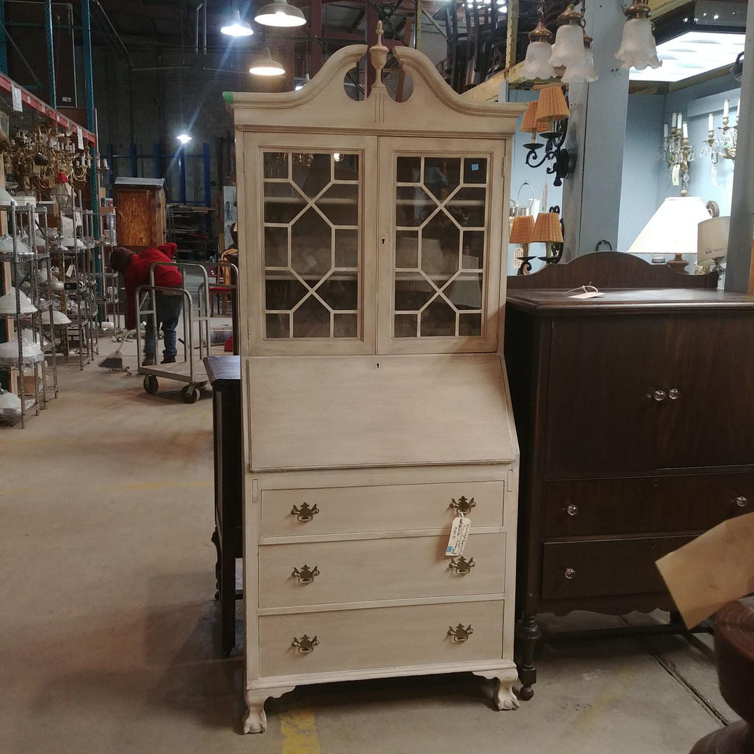 Vintage Upcycled Secretary Desk with Hutch | Community Forklift ...
