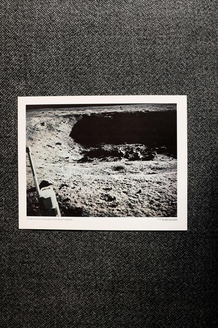 Large Nasa Print Crater Near Sea of Tranquility Photo | Microscope ...