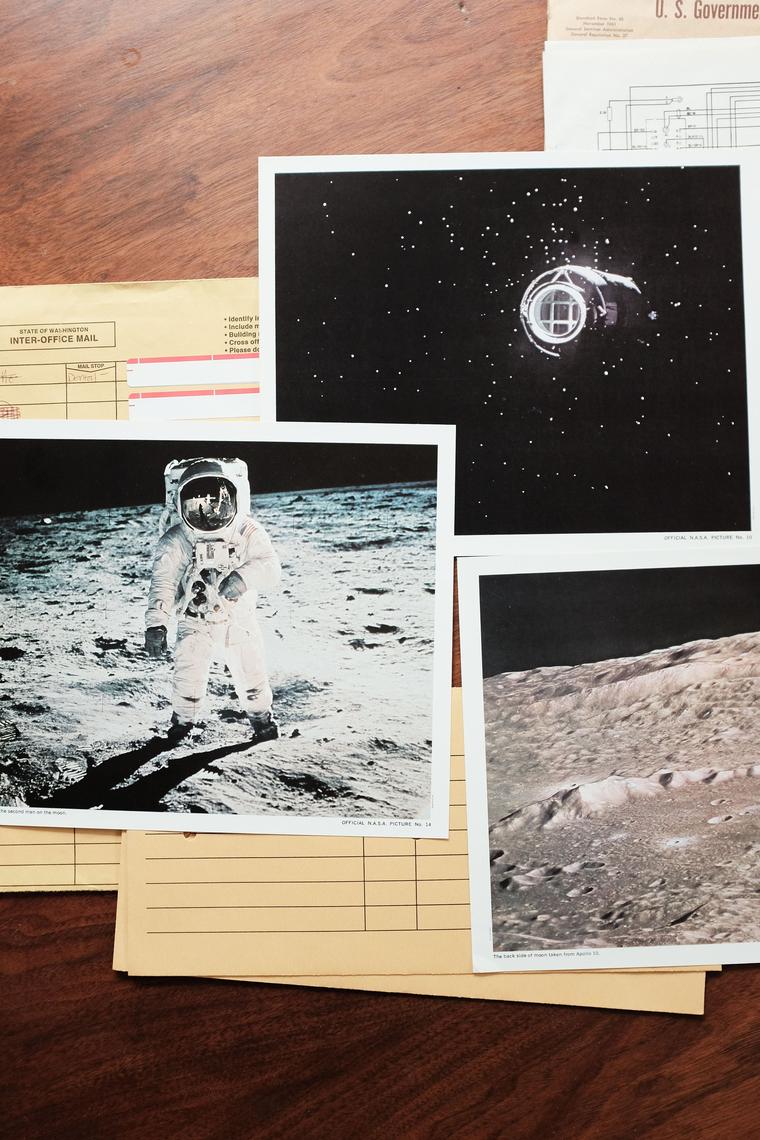 Vintage official Nasa pictures - Set 3B | Microscope Telescope ...