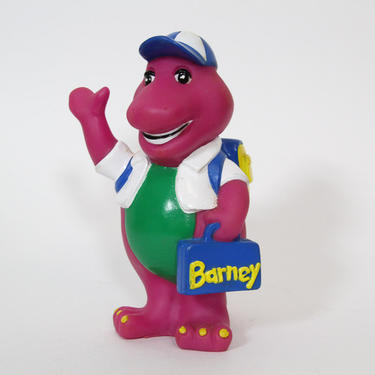 Vintage 1992 Barney Bank, Lyons Group, Barney Figurine | Vintage ...
