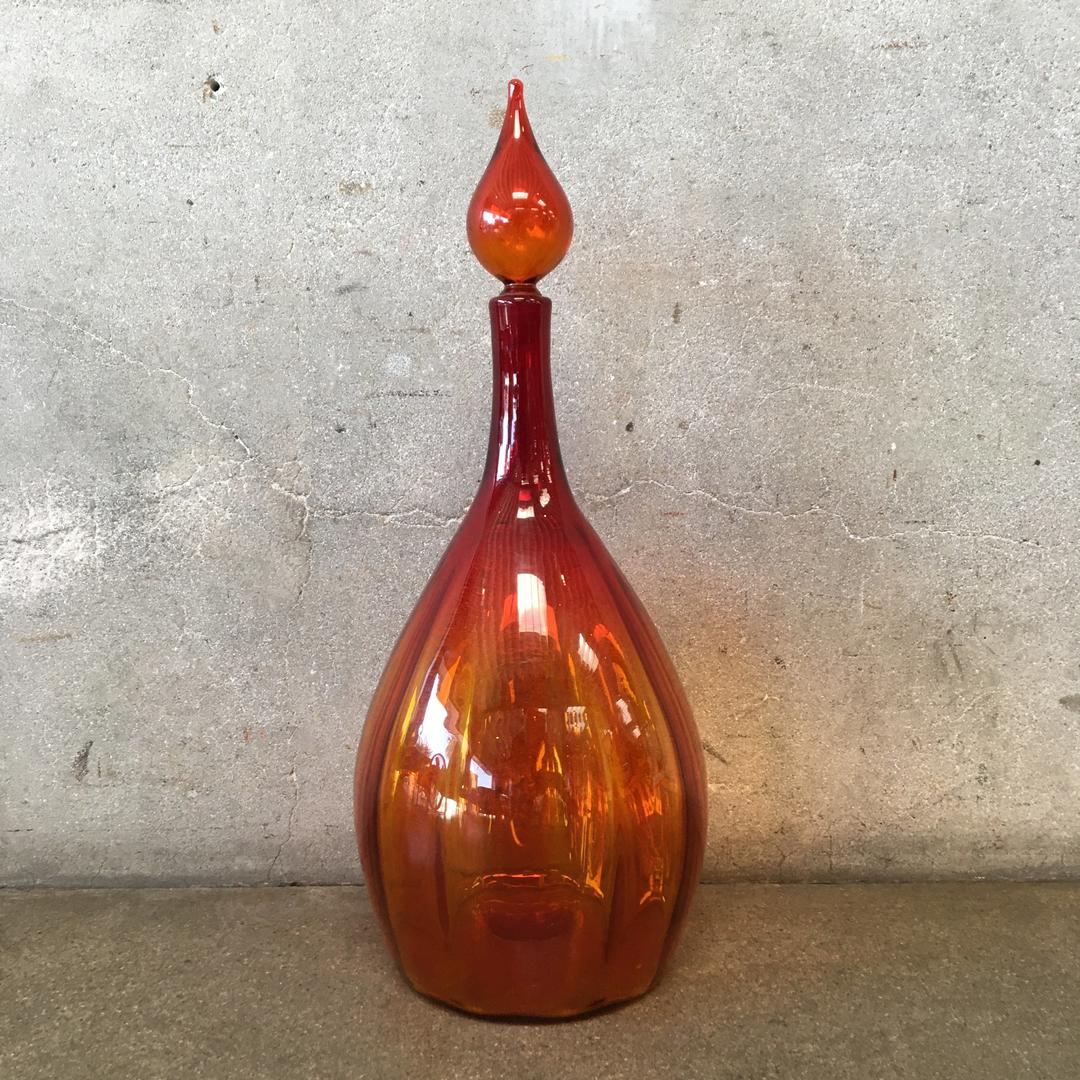 Mid Century Blenko Glass Decanter / Vase | Urban Americana (Home Decor) | Long Beach, CA