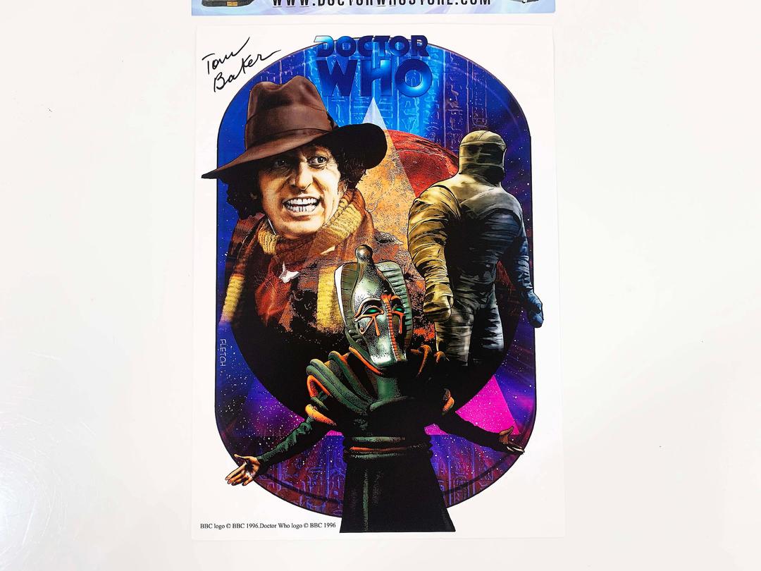 Vintage Tom Baker Signed Photo Dr. Who The Doctor BBC 1996 1990 | Check ...