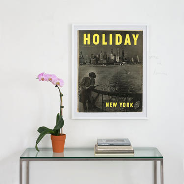 holiday magazine cover archival print, holiday magazine, cover | Pulp ...