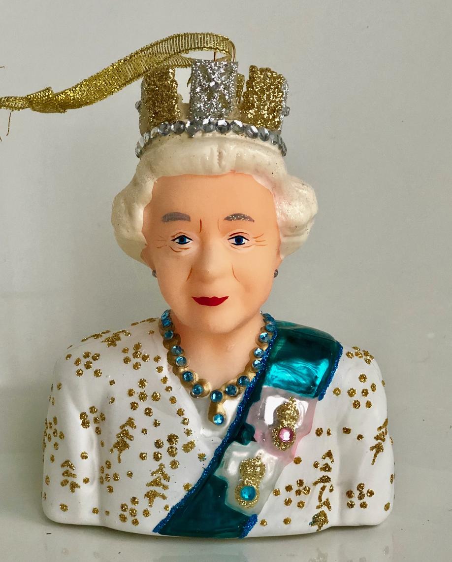 Queen Elizabeth UK Ornament | Naked Decor | Washington, DC