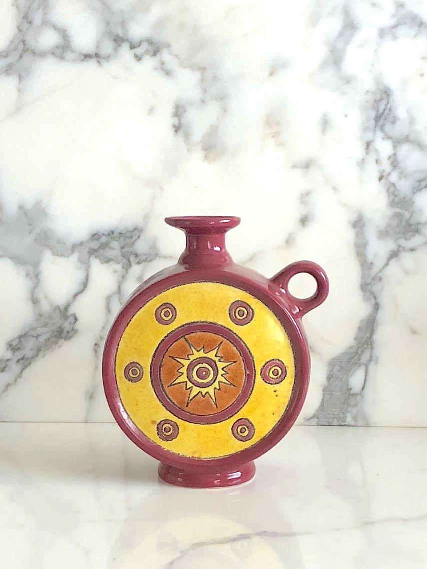 Vintage Modern Artesa Art Studio Pottery Eduardo Vega of Cuenca ...