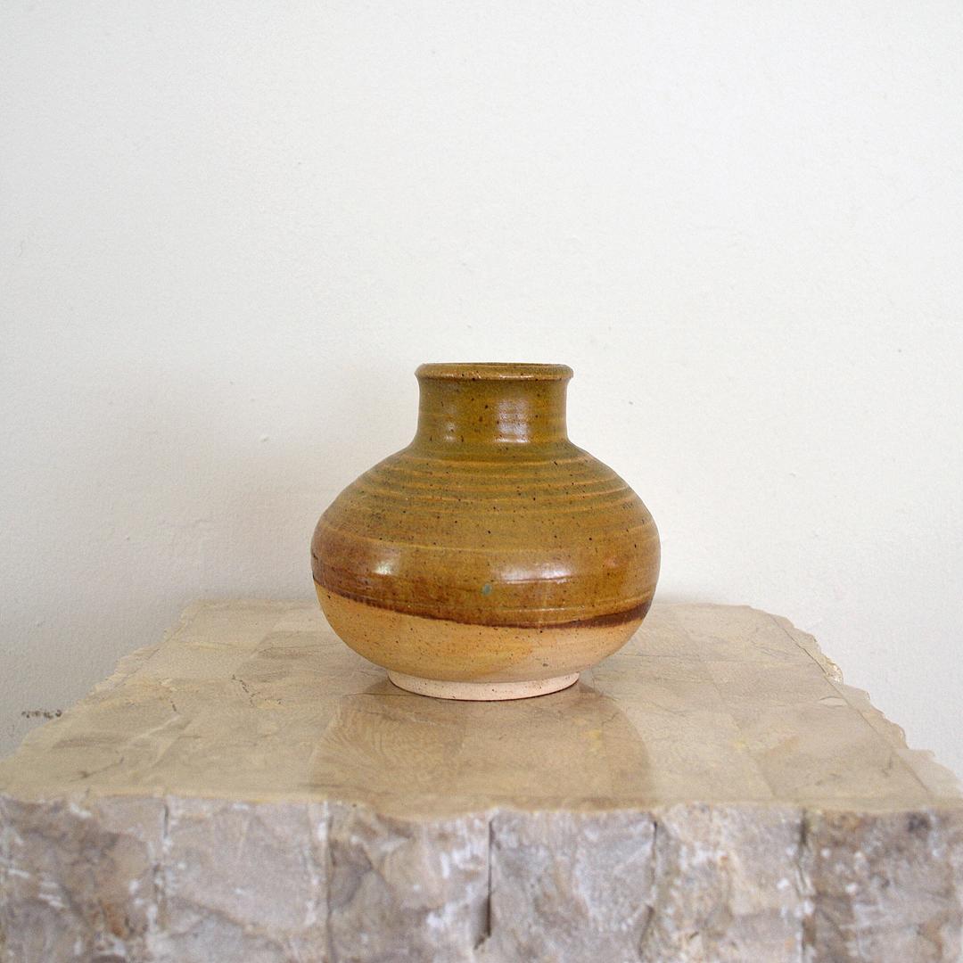 Vintage Handcrafted Pottery Flower Vase | Handmade Ceramic Minimalist ...