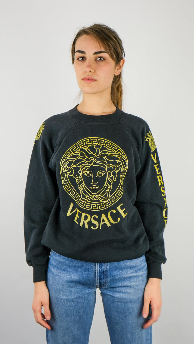 Bootleg Versace Raglan Sweatshirt | Passport Vintage | Austin, TX