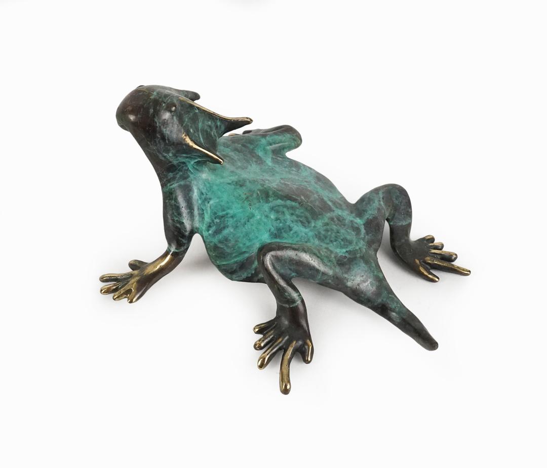 Michael Storey Bronze Sculpture Lizard Mid Century Modern | Vintage ...