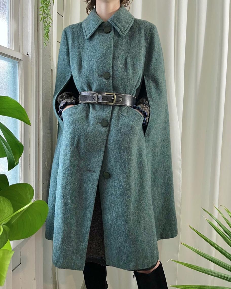 70s Welsh Wool Cape | Lucky Vintage | University District - Seattle, WA