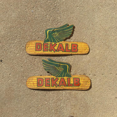 Vintage Left and Right Facing Dekalb Seed Masonite Signs | North Grove ...
