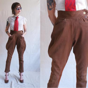 Vintage 30s 40s Riding Jodhpurs/ 1940s High Waisted | Bottle of Bread ...
