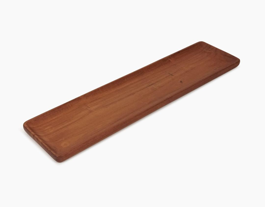 Elongated Teak Tray Mid Century Modern Wood Wooden Rectangle Shape ...