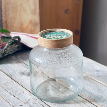 Spry shortening jar with cardboard lid / vintage Hazel | Sunflower Hill ...