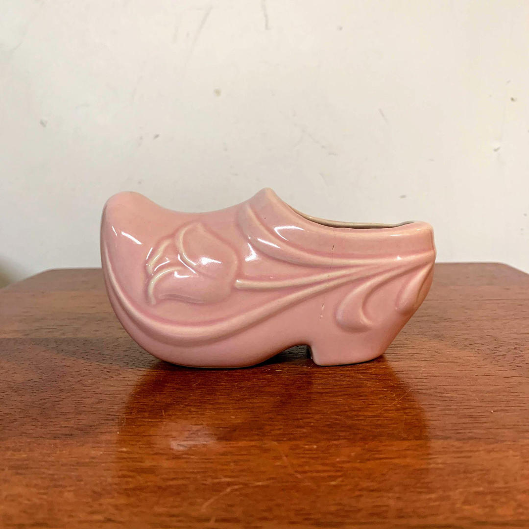 Vintage Pink Rose Clog Small Planter | Over the Years | Silver Spring, MD