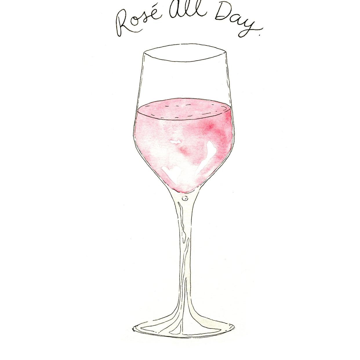 Ros All Day Watercolor Art Print | Marcella Kriebel Art + Illustration ...