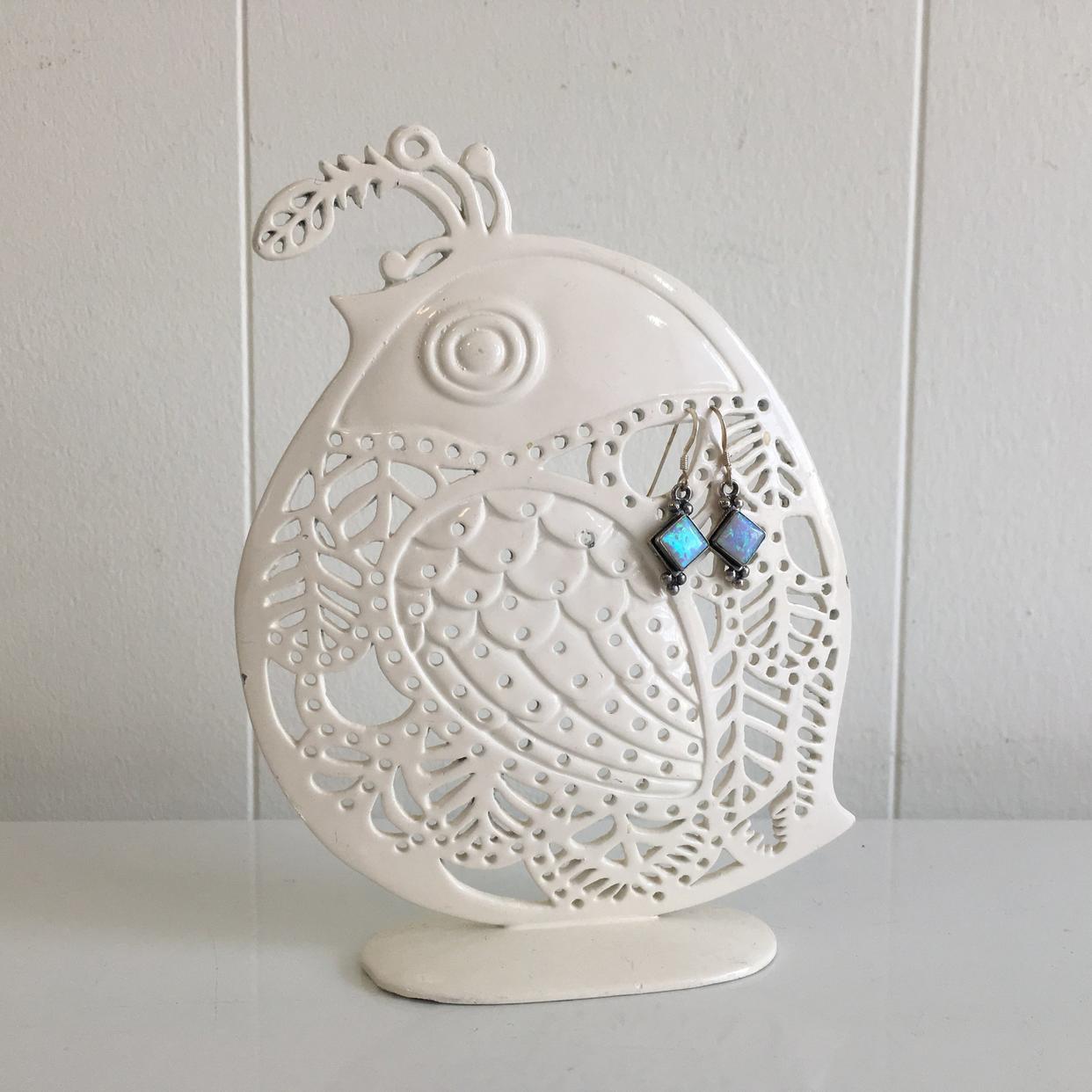 Vintage Quail Bird Jewelry Holder Earring Bird Organizer | Check Engine ...
