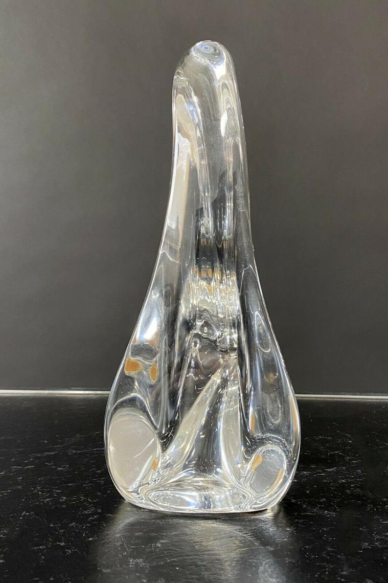 Daum France Penguin Glass Figurine Table Sculpture | Le Shoppe | Keego ...