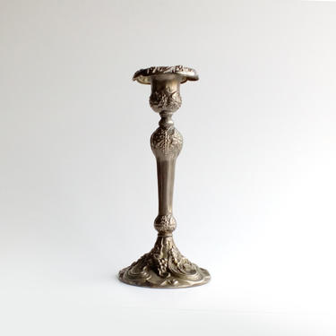 Vintage Godinger silverplate weighted candle holder Candlestick ...