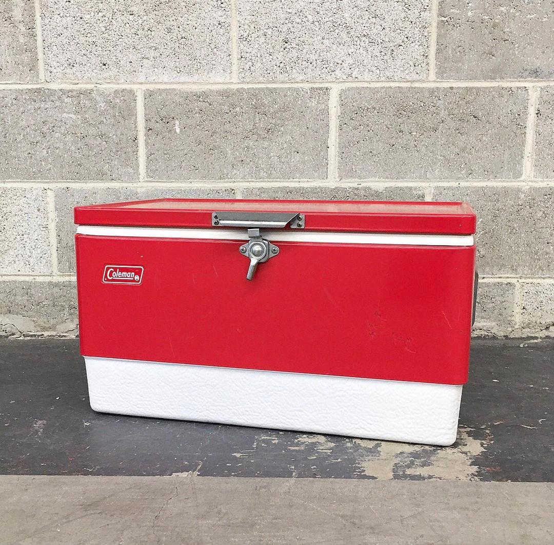 Vintage Coleman Cooler Retro 1970s Ice Chest + Insulated + 44 Quarts ...