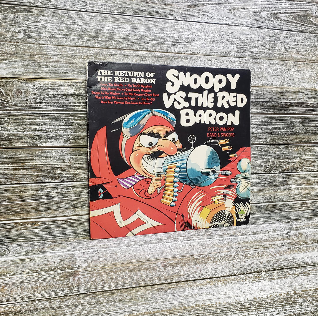 Vintage Snoopy vs The Red Baron, Peter Pan Records Stereo | A GoGo ...