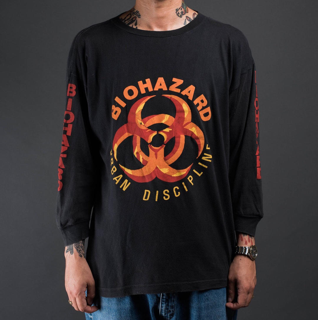 Vintage 90’s Biohazard Urban Discipline Longsleeve | Mills Vintage ...