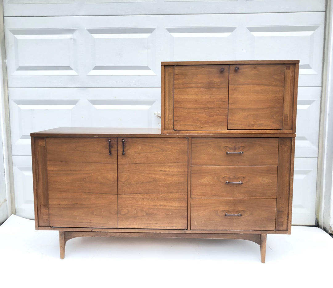 Mid-Century Sideboard With Bar Cabinet | Second Hand Stories | Ashbury ...