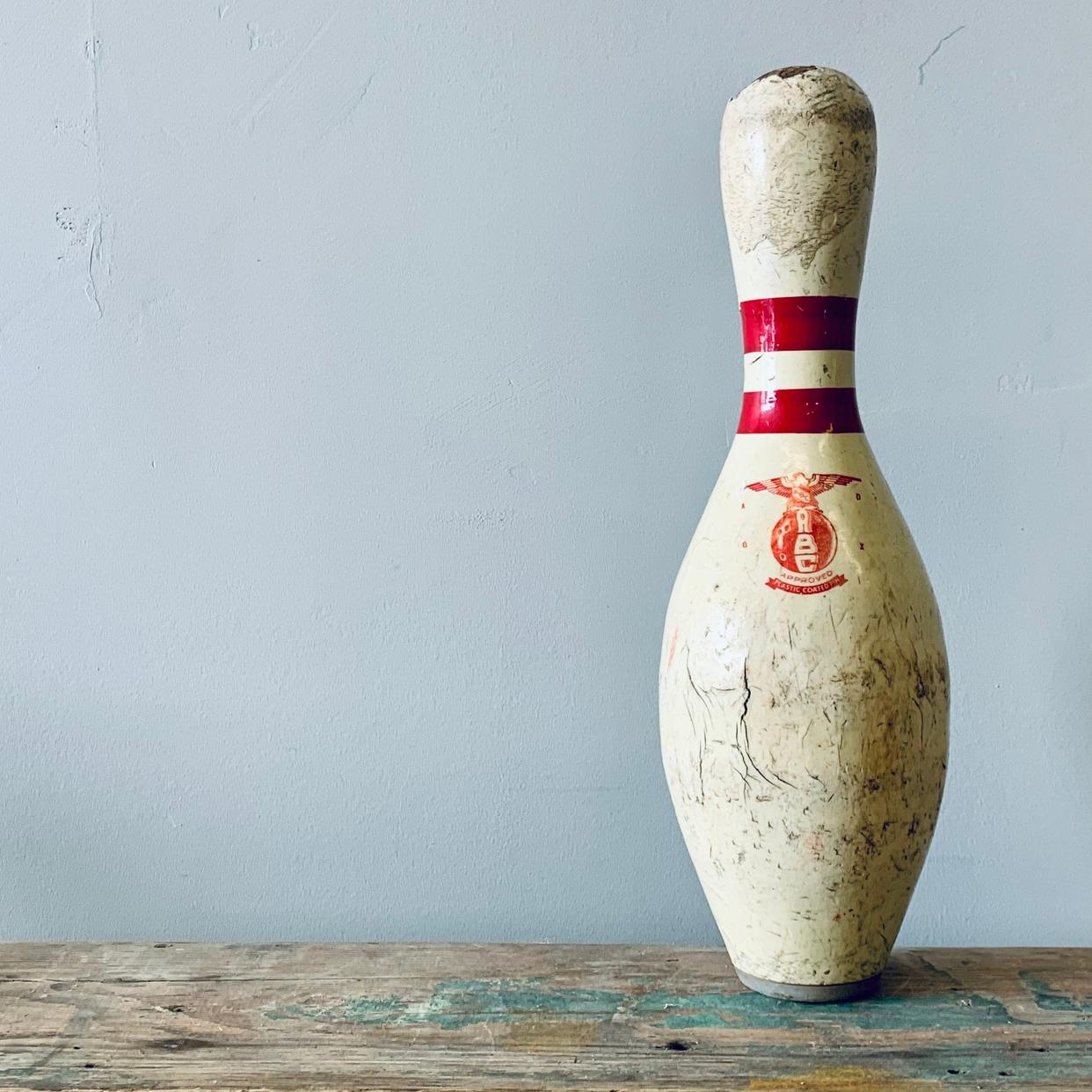 Vintage Bowling Pin | Antique Bowling Pin | Wooden Bowling | Piccadilly ...