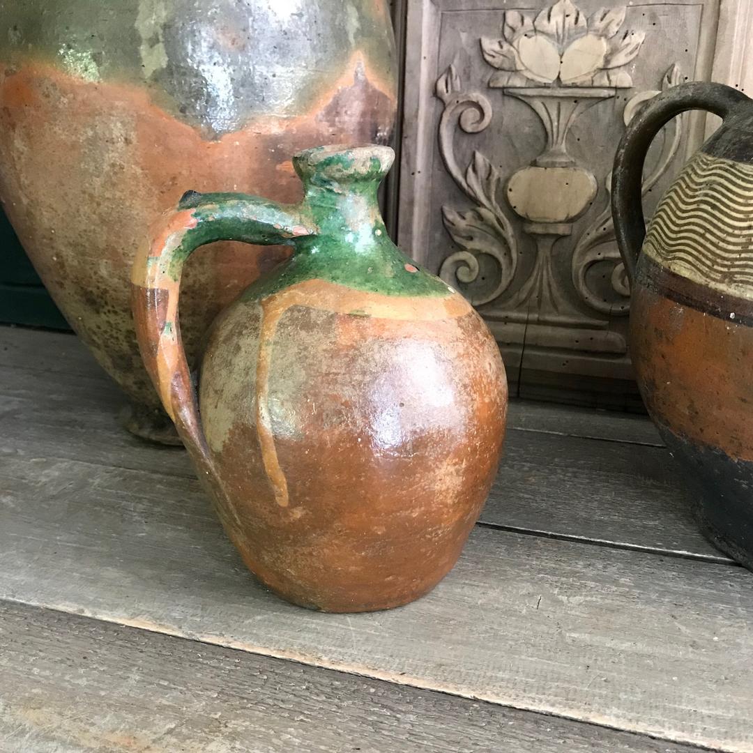 Home Décor Home & Living glazed pitcher 1920-1930 Rustic French ...