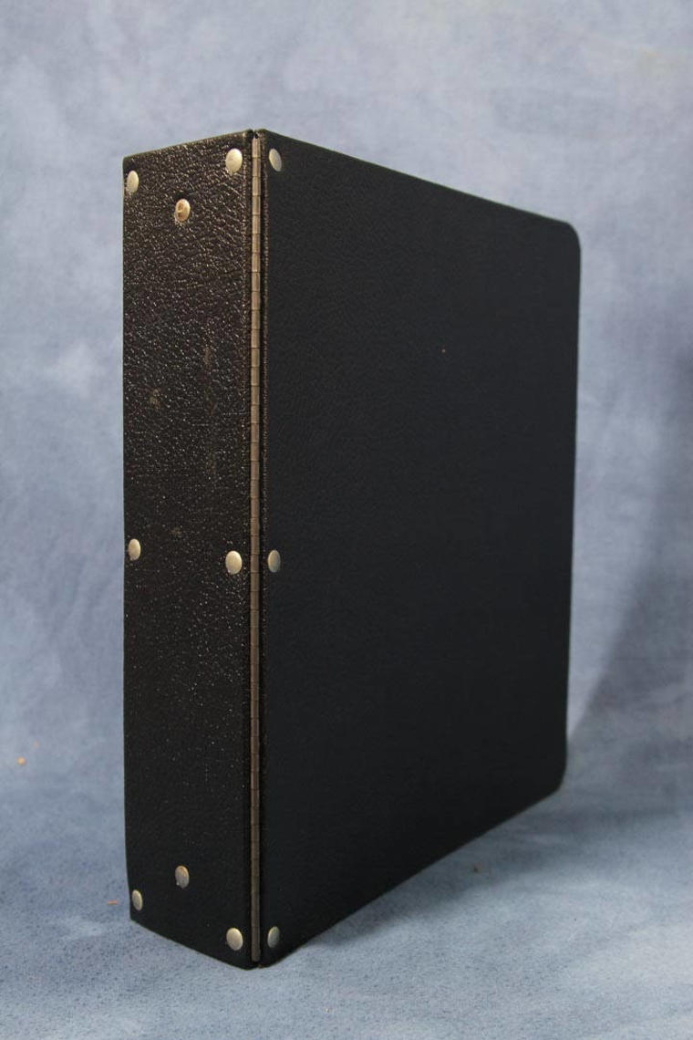 Vintage Heavy Duty 3" Three Ring Piano Hinge Binder, Black, | Vintage ...