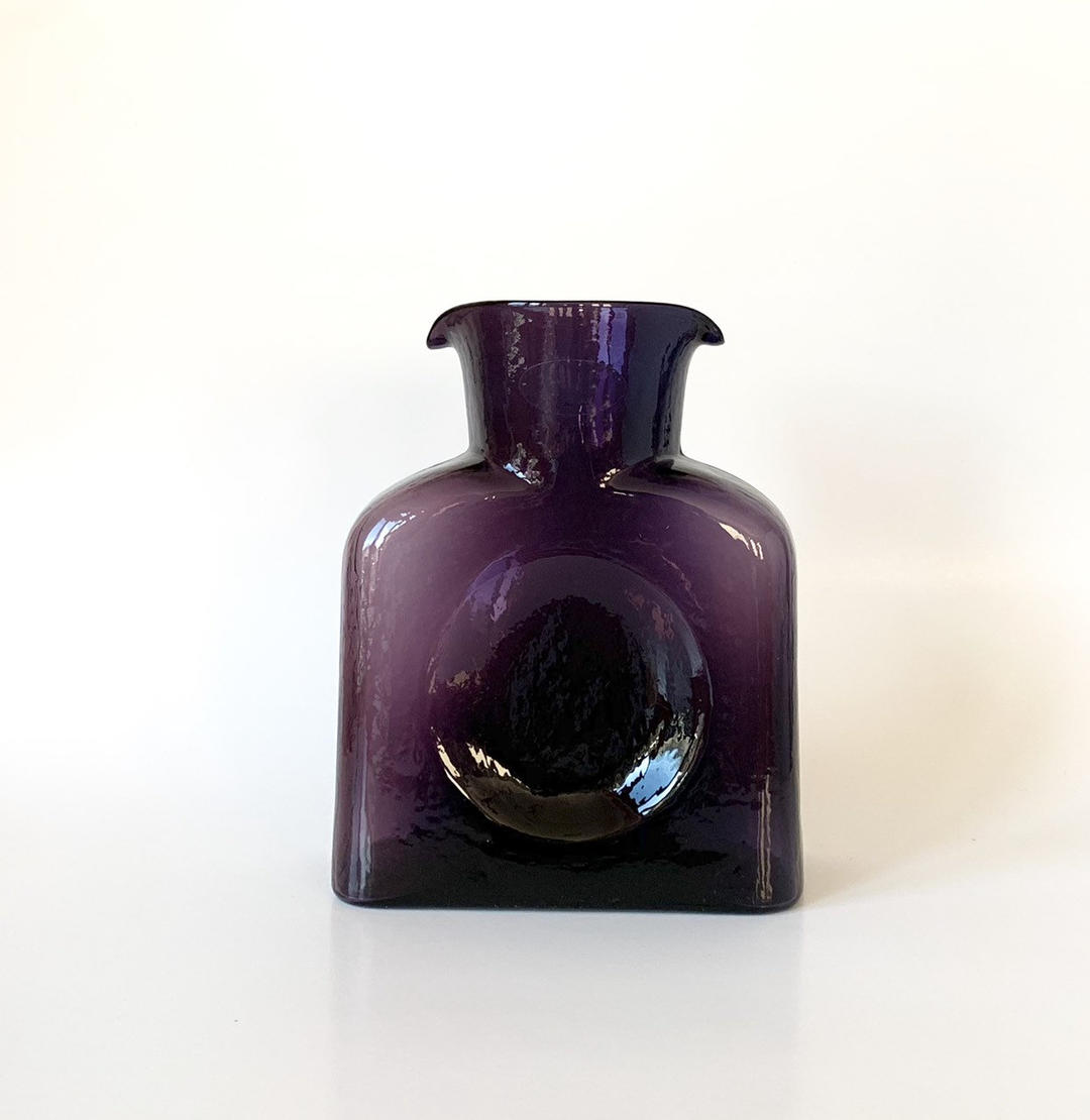 Blenko Double Spouted Purple Decanter - Possibly Amethyst | Sabine ...