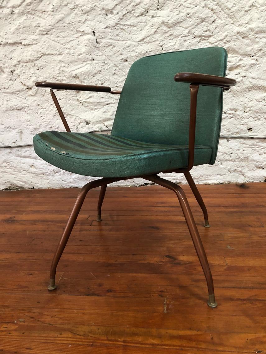 Mid century modern arm chair mid century side chair mid | VintaDelphia ...