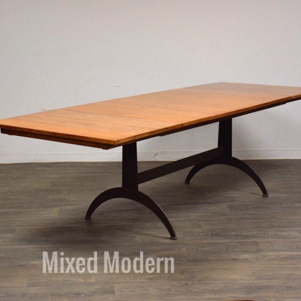 Ethan Allen Country Colors Maple and Steel Dining | Mixed Modern ...