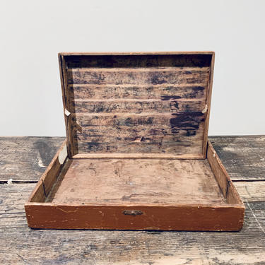 Half Stamp Tray | Antique Stamp Tray | Rustic Wood | Piccadilly Prairie ...