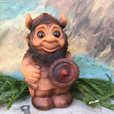 Vintage Viking Troll Bank, Made In Denmark, Thomas Dam?, Bank ...