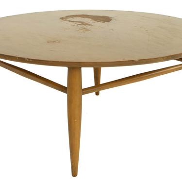 Mersman Mid Century Walnut Round Coffee Table - mcm | Modern Hill ...