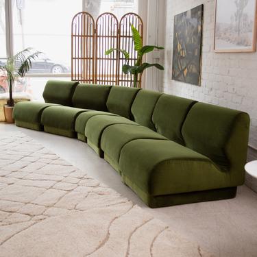 Don Chadwick for Herman Miller Modular Seating in Olive Green 6 ...