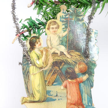 Early 1900's Victorian Die Cut and Tinsel Christmas | Explormag ...
