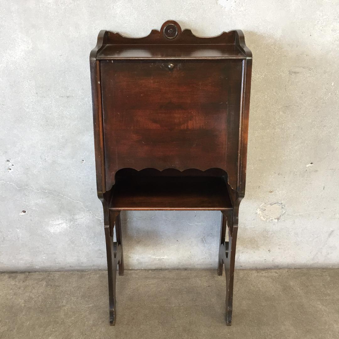 1930's Solid Wood Telephone Table | Urban Americana | Long Beach, CA