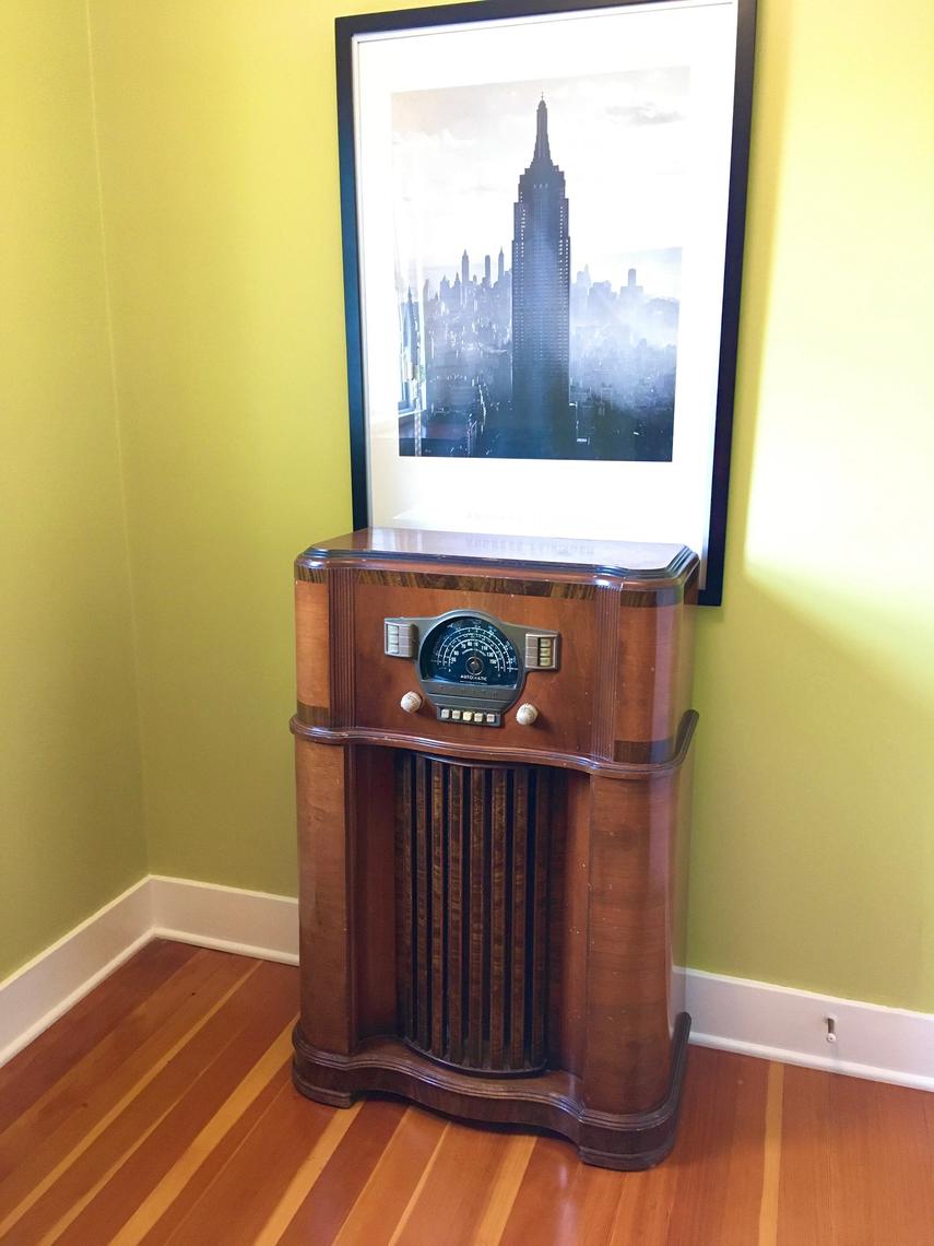 1940 Zenith 7S558 AM/Shortwave Console Radio, Elec Restored with MP3 ...